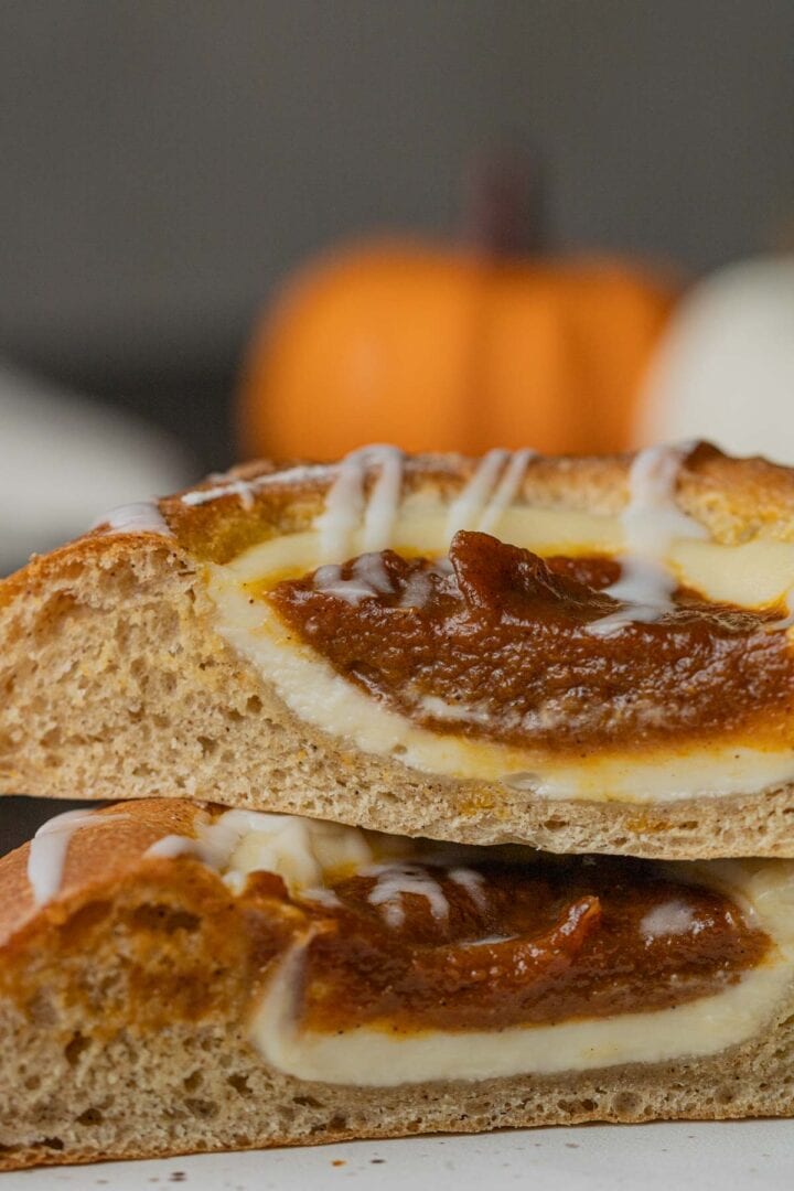 Pumpkin Cheesecake Brioche Buns | Sift With Kima