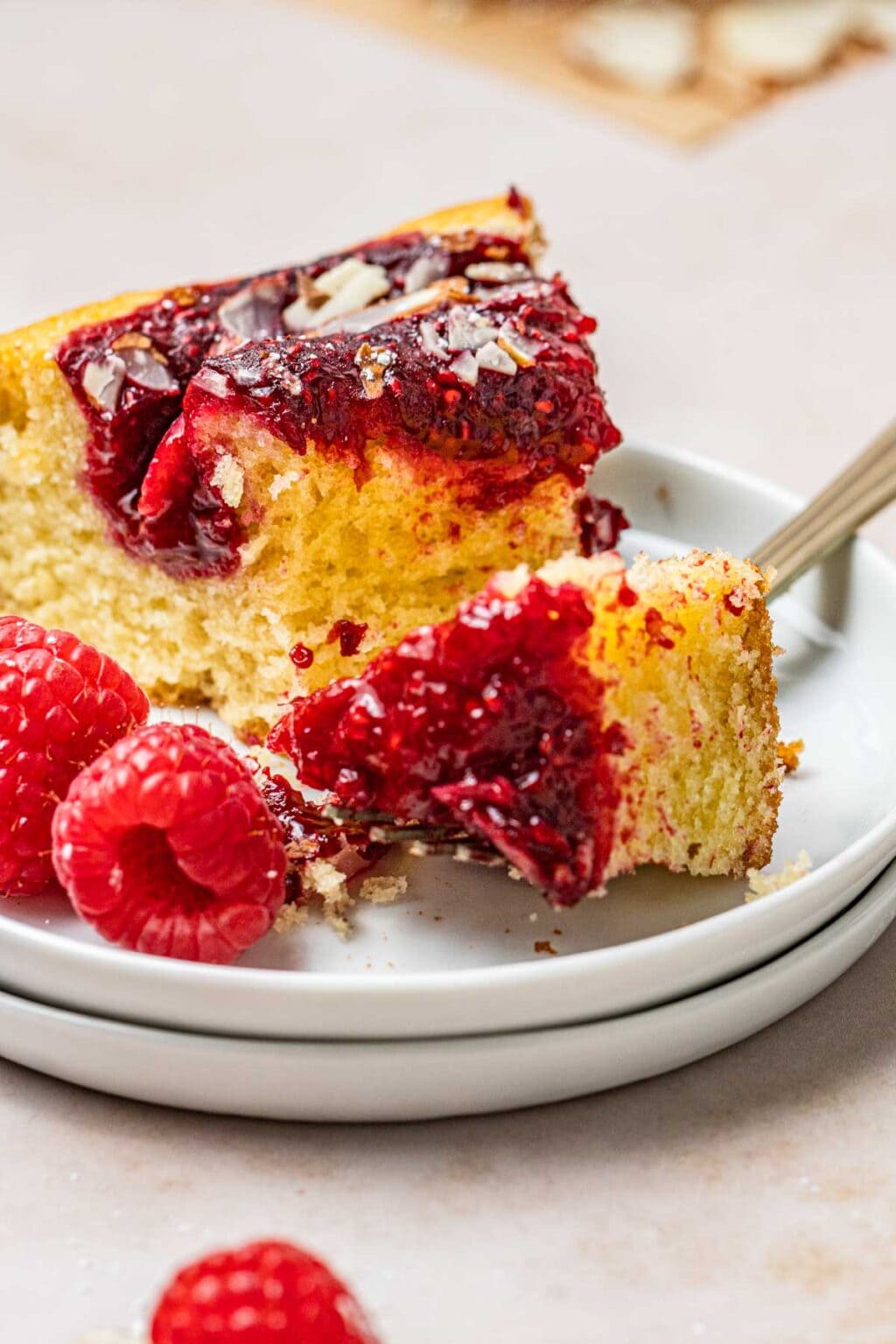Raspberry Almond Cake | Sift With Kima