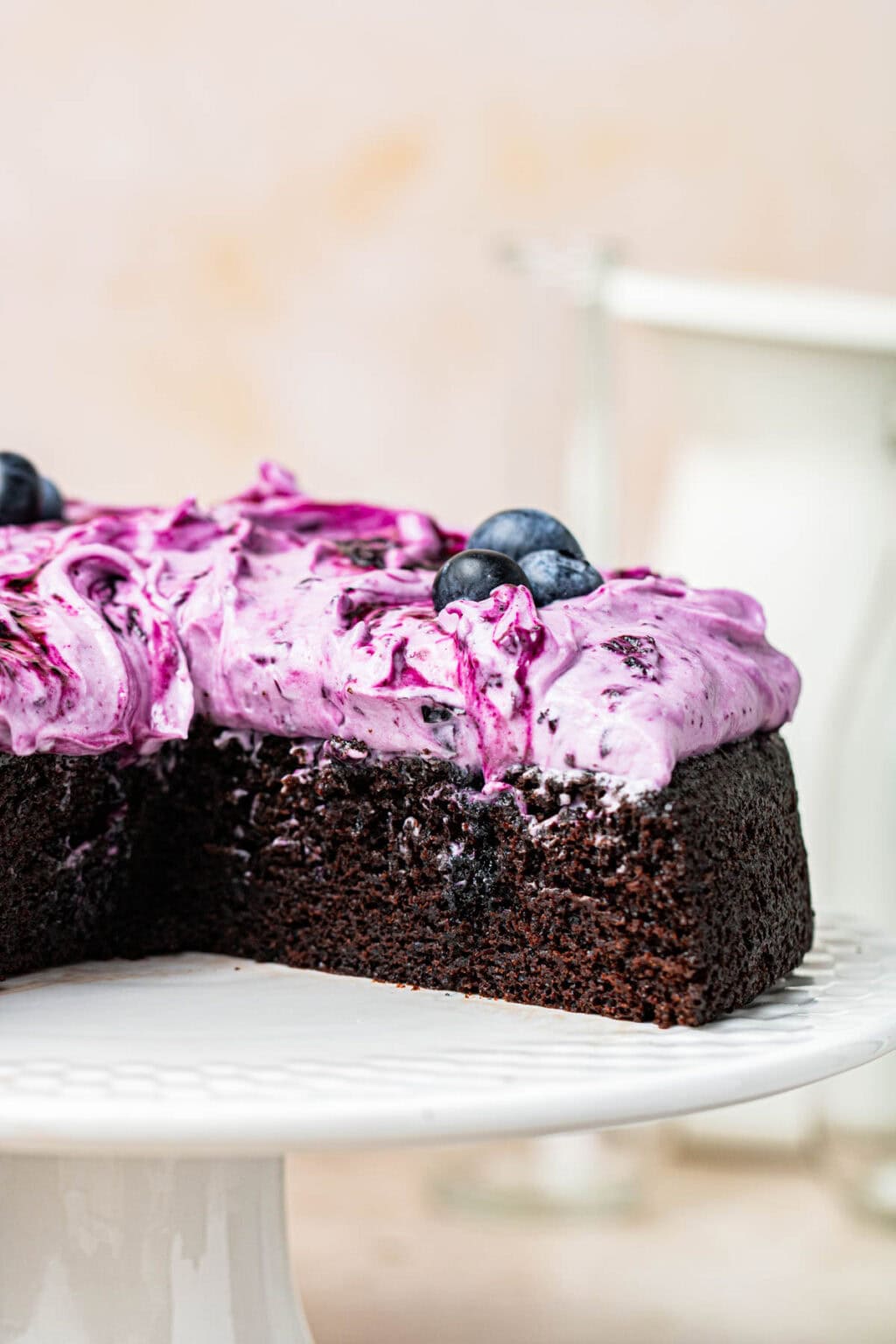 Blueberry Chocolate Cake | Sift With Kima