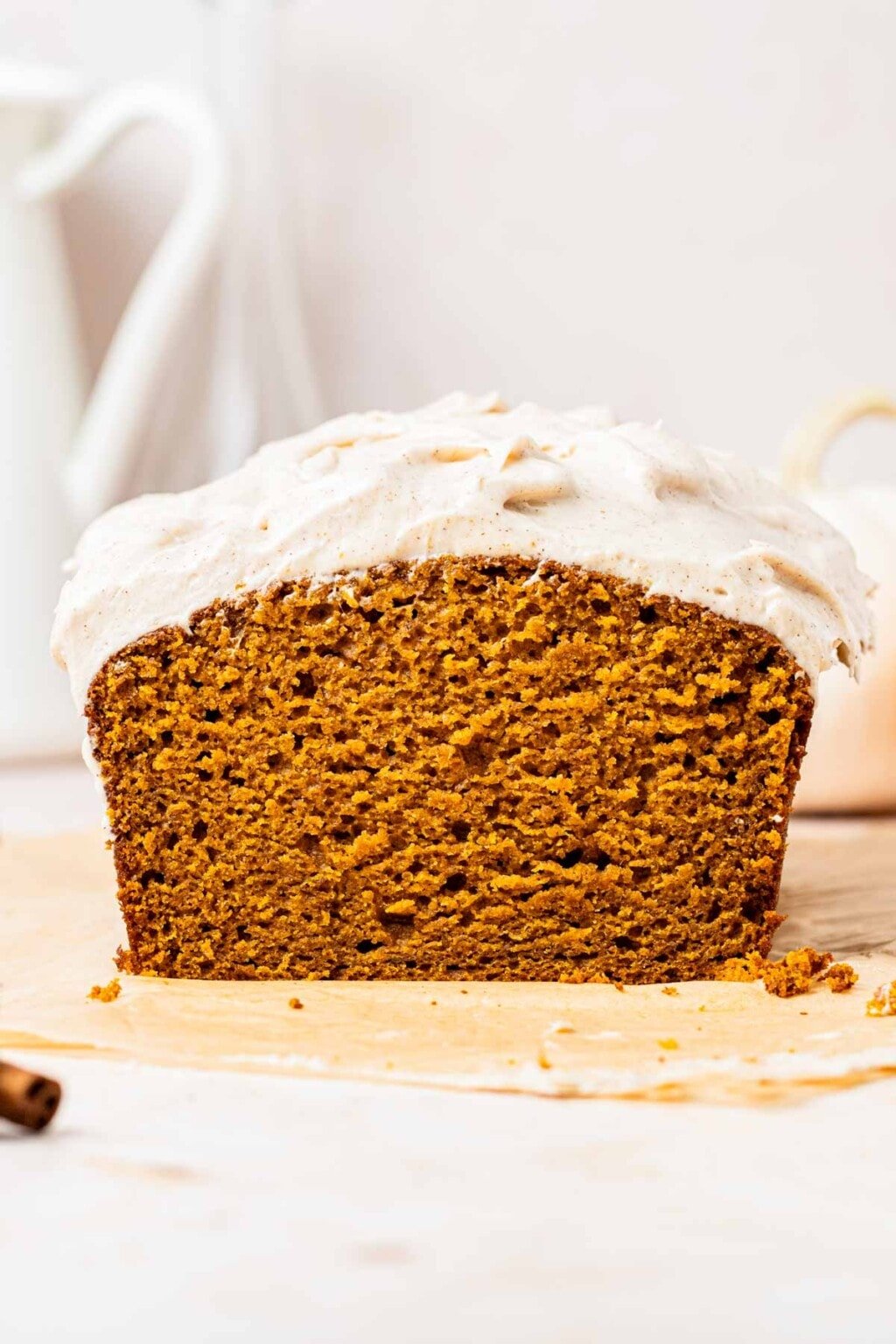Frosted Pumpkin Bread | Sift With Kima